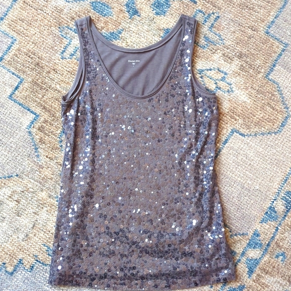 Garnet Hill | Tops | Garnet Hill Sequence Tank | Poshmark